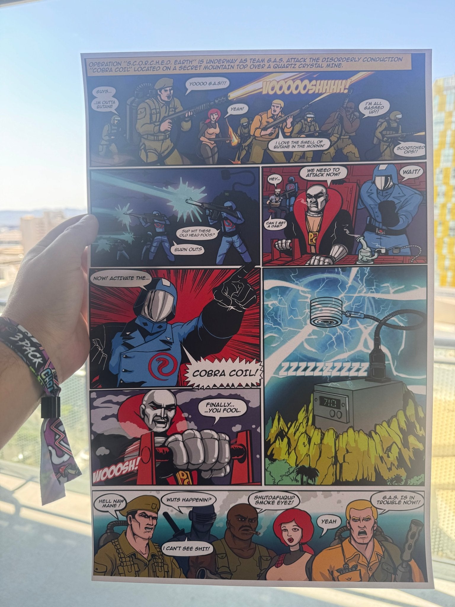 DC Cobra Comic made by Tef the OG