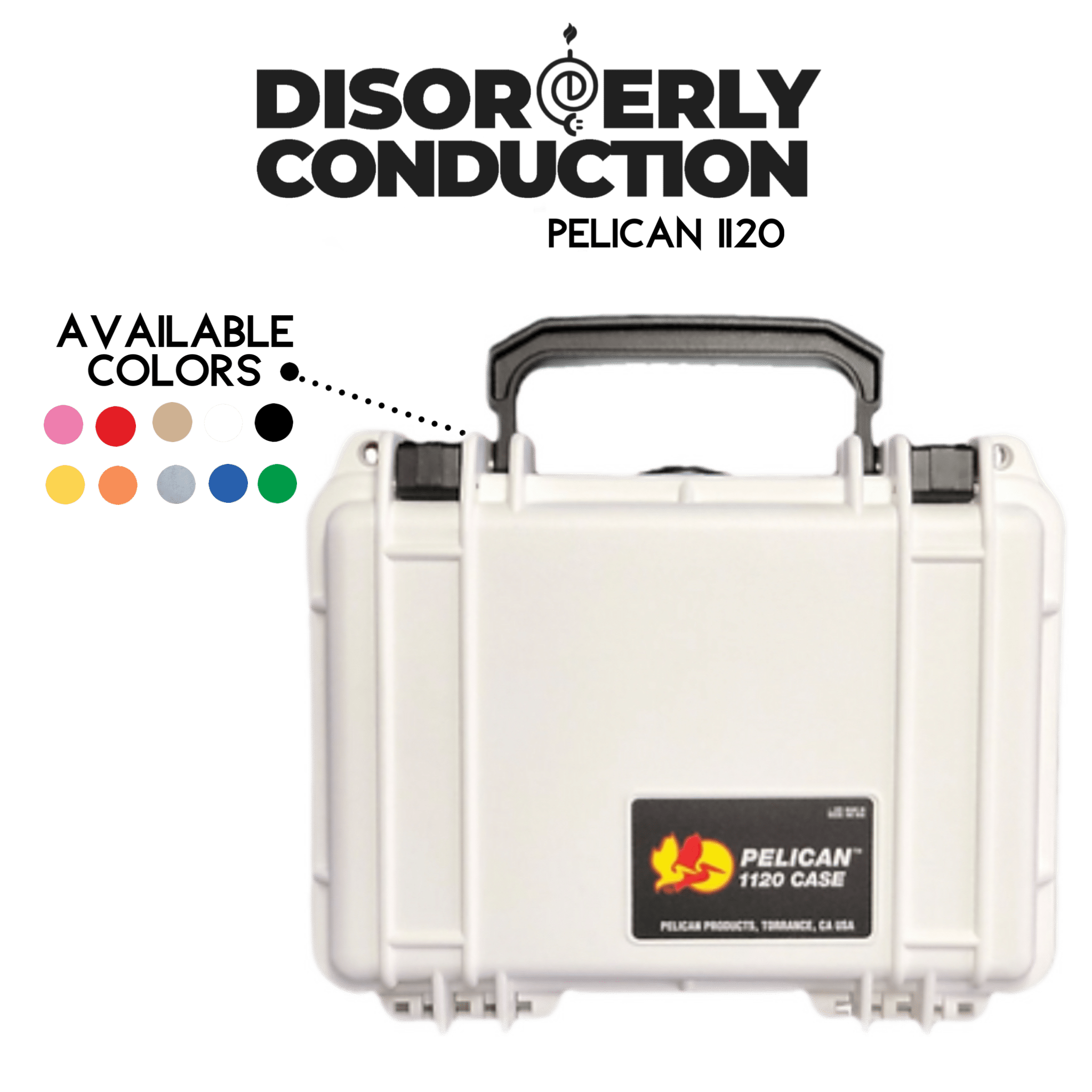 1120 Pelican Case in Black Colors - Disorderly Conduction